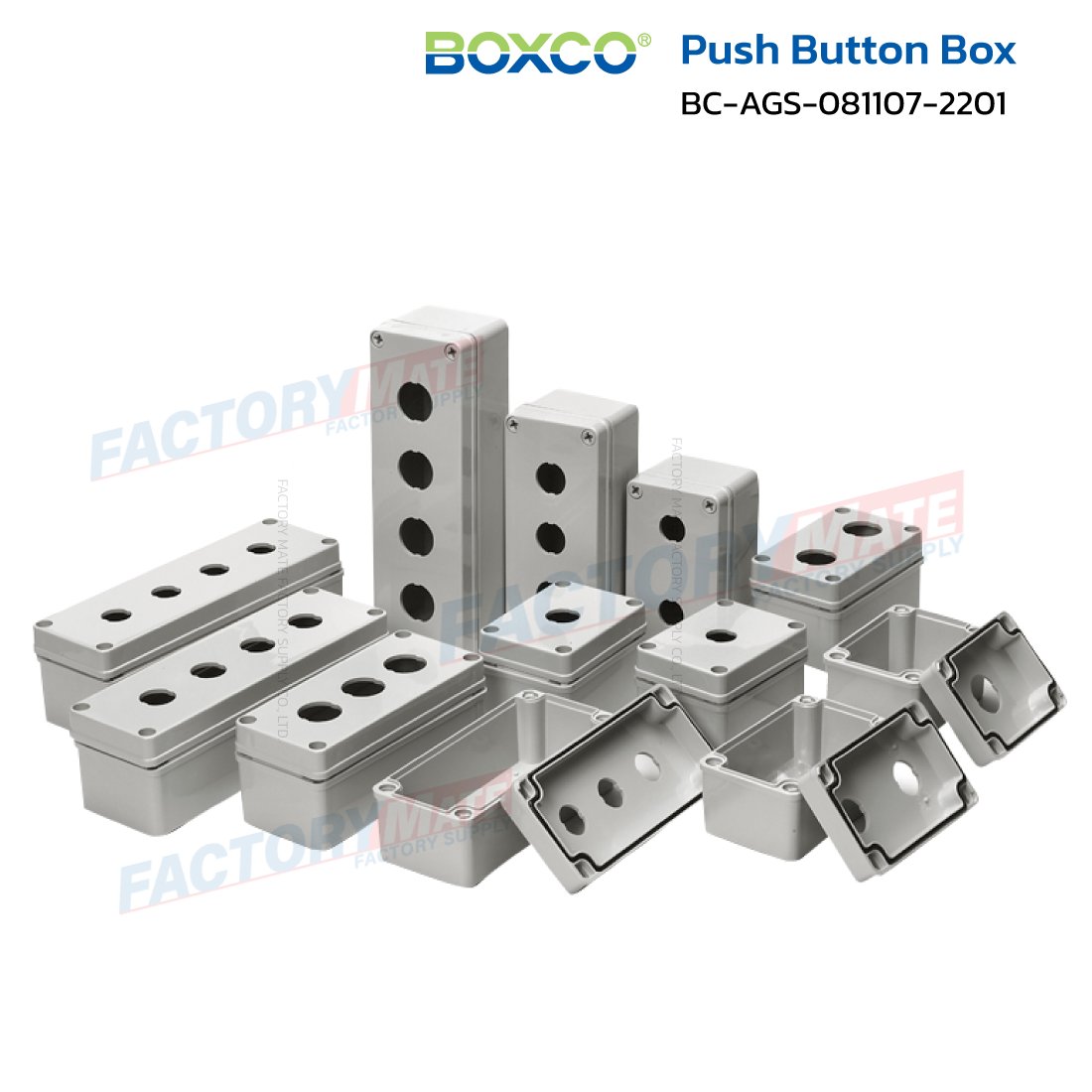 Plastic Push Button Boxes Water Proof IP66/67 : กล่องพลาสติกใส่สวิทซ์ ...