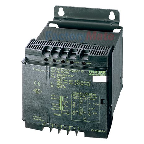MTL 1-PHASE CONTROL AND ISOLATION TRANSFORMER P: 25VA IN: 230/400VAC ...