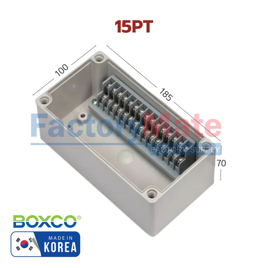 Boxco Terminal Block Box AGG-15PT | กล่องพลาสติกเทอร์มินอลบล็อก 15PT ...
