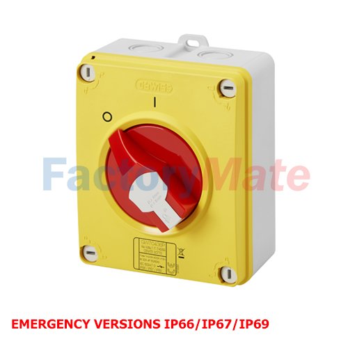 GW70436P ISOLATOR - HP - EMERGENCY - ISOLATING MATERIAL BOX - 32A 4P ...