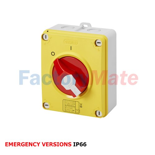 ISOLATOR - HP - EMERGENCY - ISOLATING MATERIAL BOX - 16A-160A- LOCKABLE ...