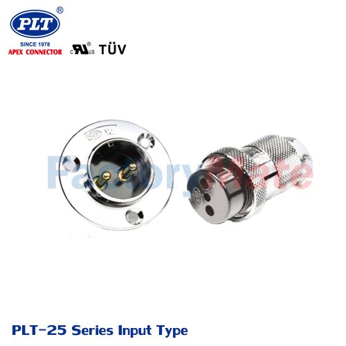 PLT-25 Series (Input Type) | PLT Series Circular Connectors - factorymate