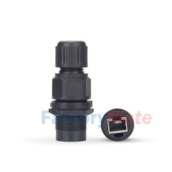 EW-RJ45 Ethernet network cable wire connector IP68 500 pluggable times ...