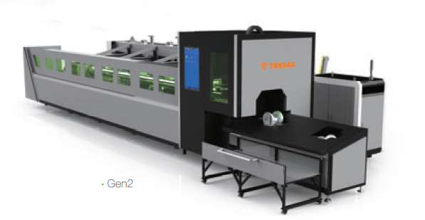 TEKMA TLF-AT Tube Auto Loading Fiber Laser Cutting Machine