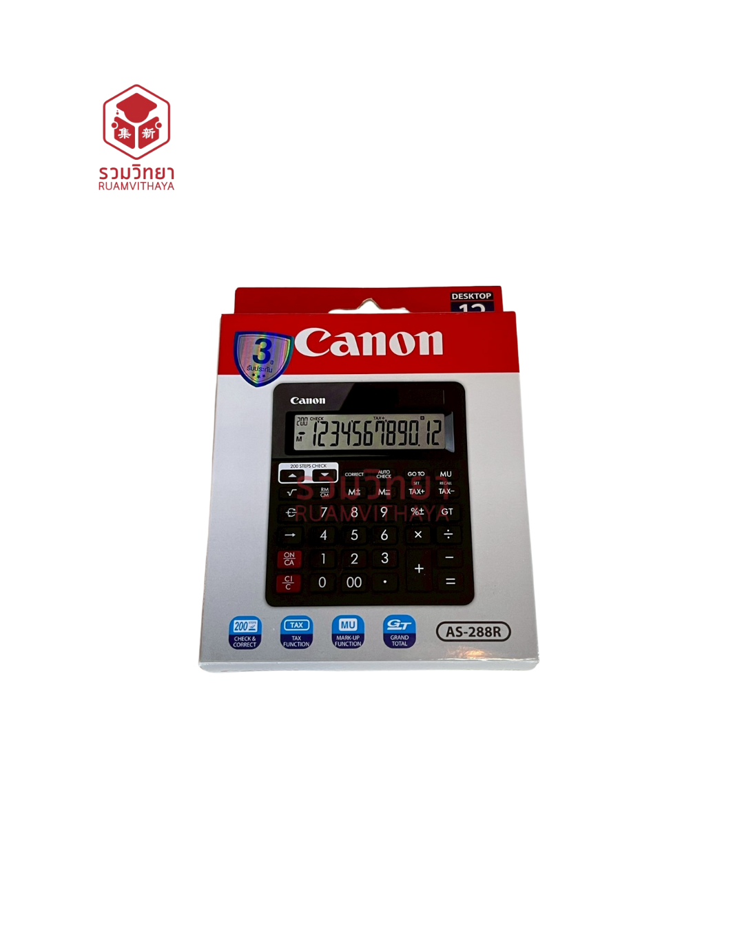 เครื่องคิดเลข 12 หลัก Canon AS-288R