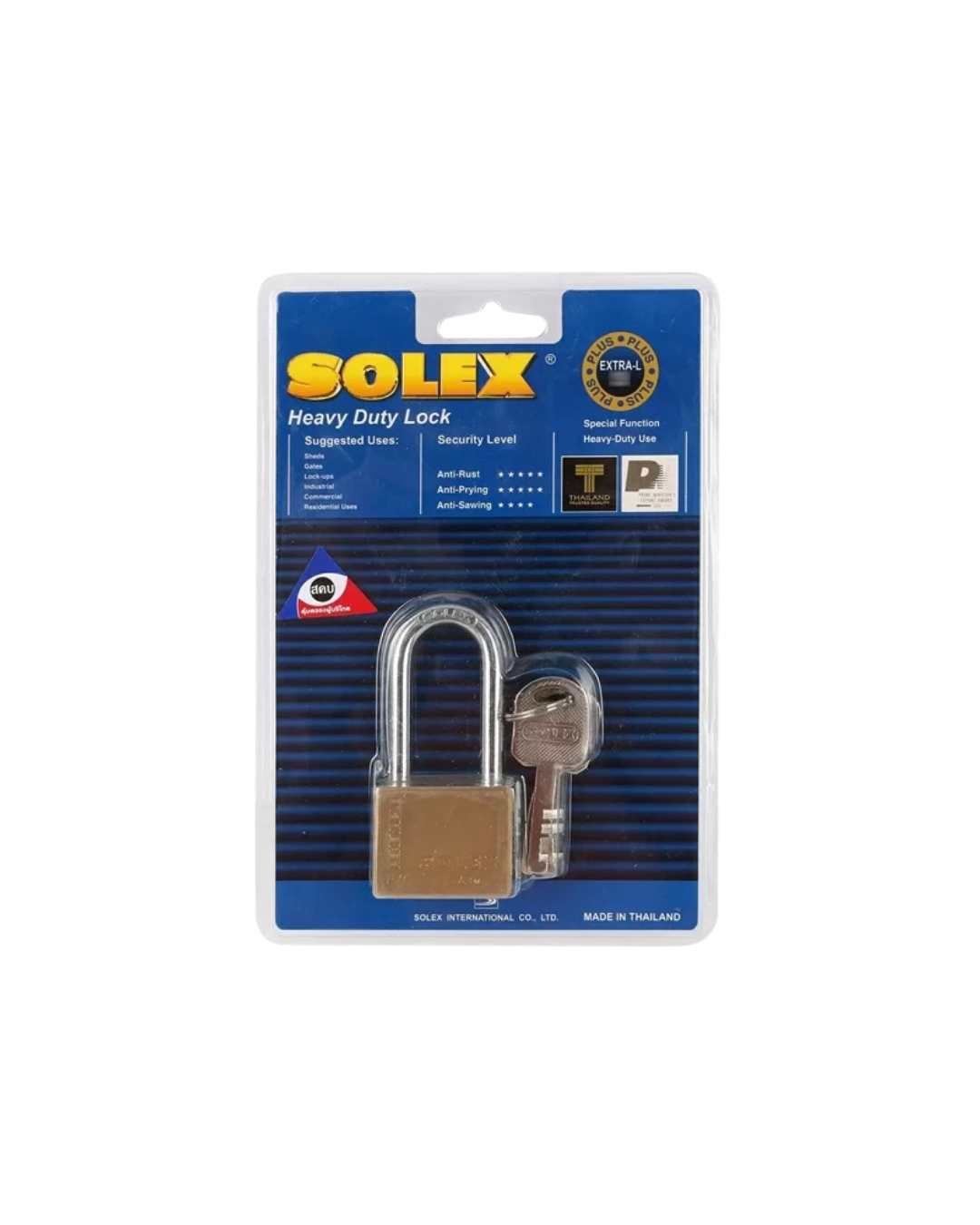 กุญแจ Solex Extra-L คอยาว 40 มม.