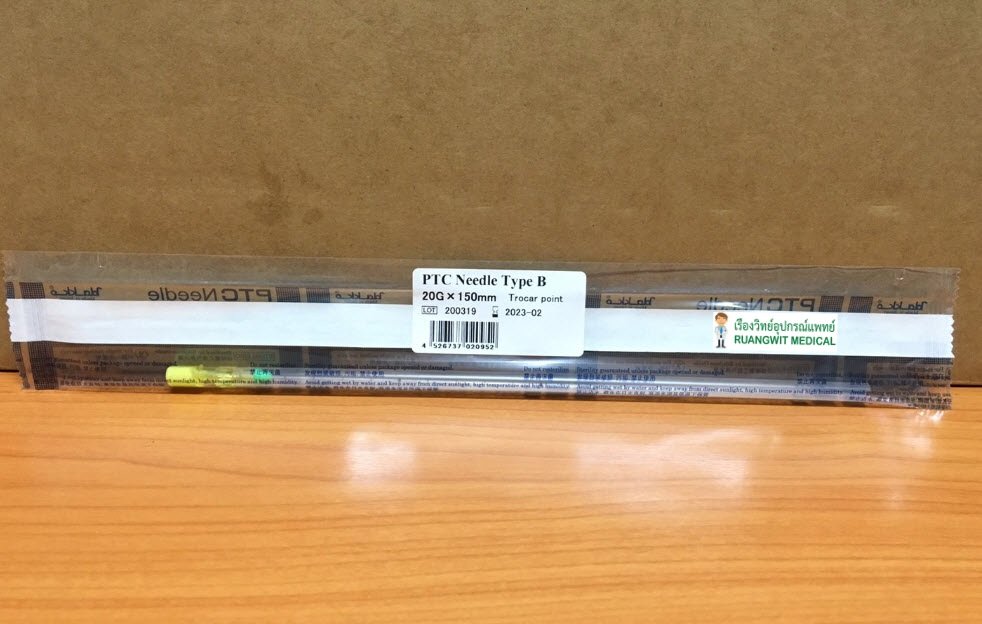 PTC needle Type B Trocar Point 20Gx150mm