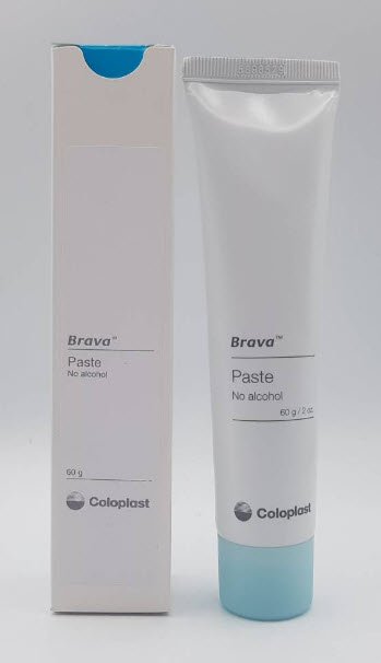 Brava Paste 60 g [Coloplast] กาวยึดแป้นรูเปิดหน้าท้อง