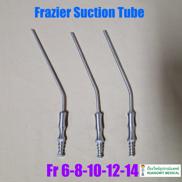 Surgicon Frazier Suction Tube 12 Fr D4mm (J-14-053) - ruangwitmedical