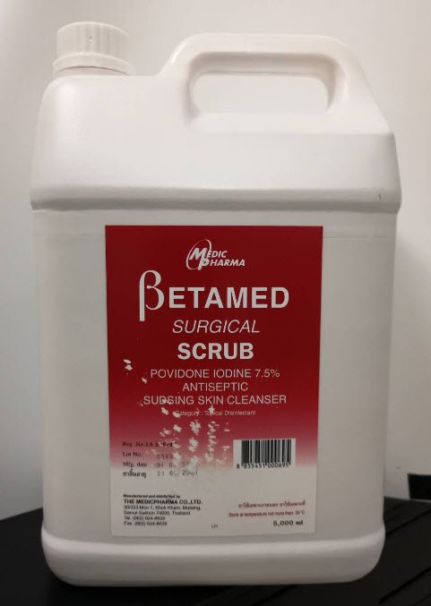 Betamed Surgical Scrub 5,000 mL (exp 09-2027)