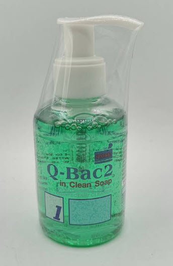 Q-Bac 2 clean soap 120 mL (หัวปั้ม)