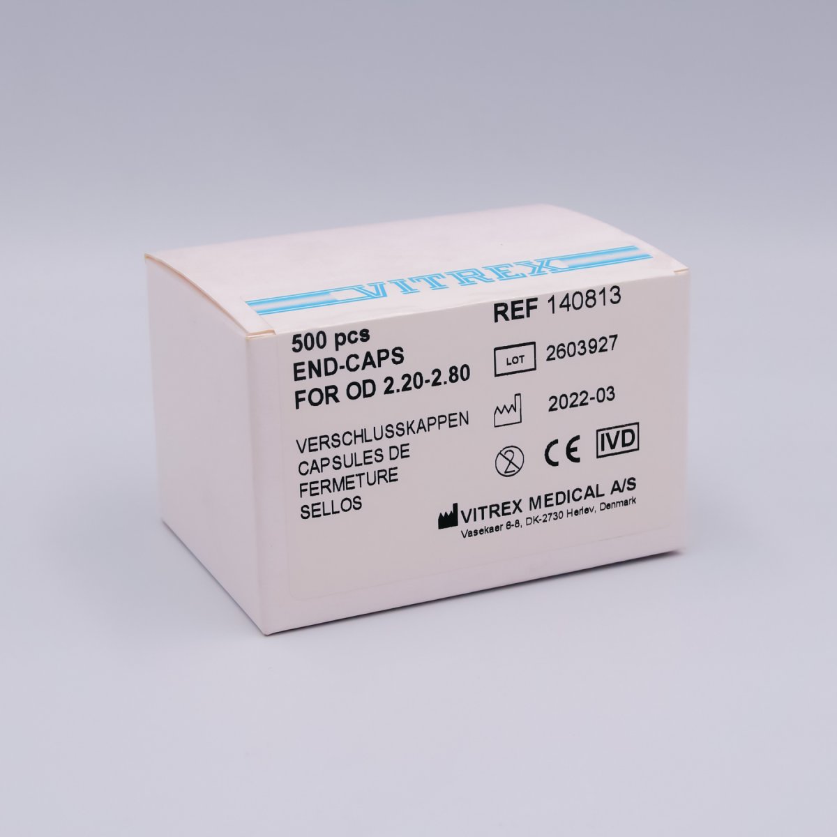 Vitrex End Caps for Capillary tubes