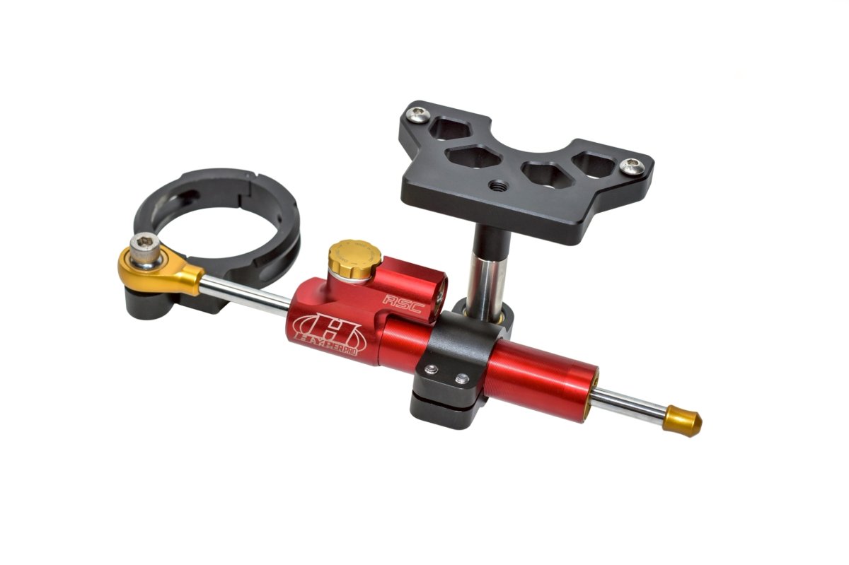 Runstock Hyperpro Steering Damper Kit – Harley-Davidson Road Glide 2014–2025 Under Fairing Mount ...