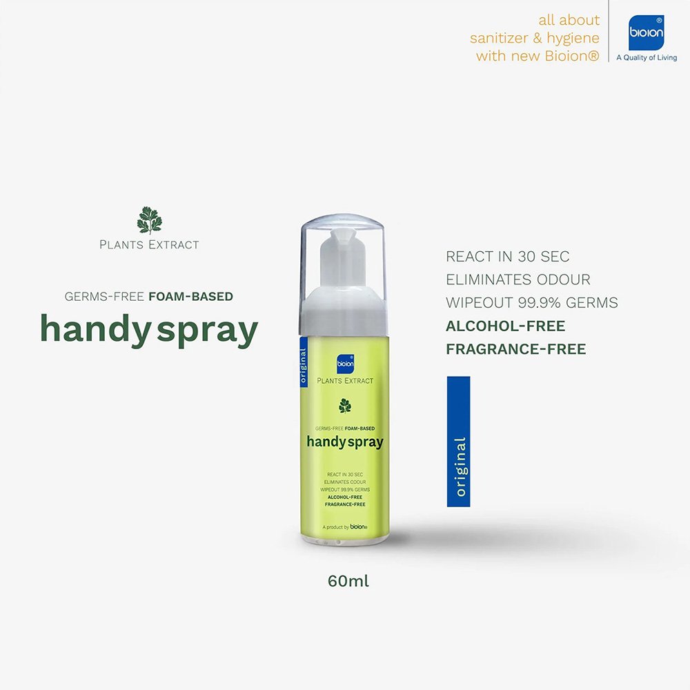 Handy Spray โฟมทำความสะอาดมือ 60ml