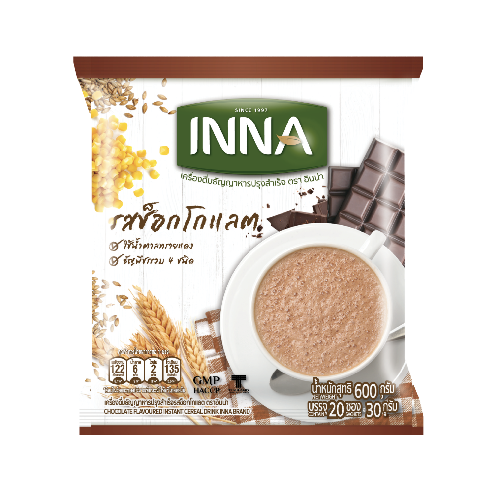 INNA CEREAL CHOCOLATE FLAVOR 30G*20SACHETS