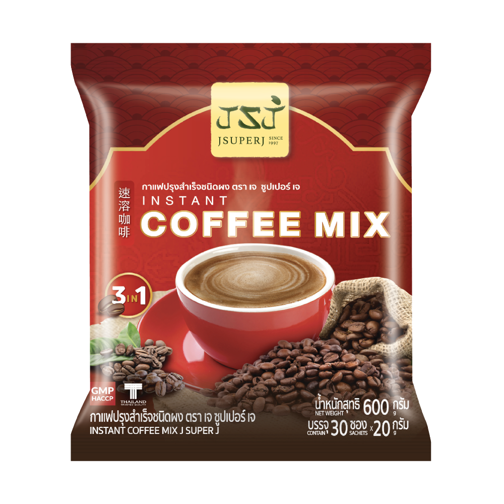 J SUPER J COFFEE 3 IN 1 20G*30 SACHETS