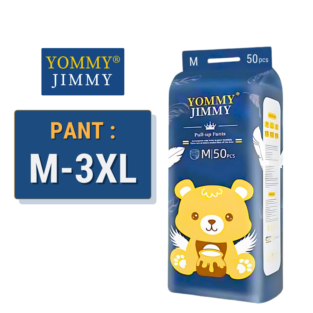 ผ้าอ้อมสำเร็จรูป yommy Jimmy แพมเพิส ยัมมี่จิมมี่
