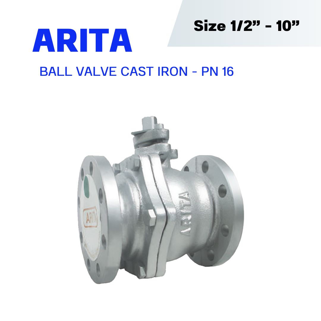 ARITA Ball Valve Cast iron (IBA-F3) - บอลวาล์ว PN 16