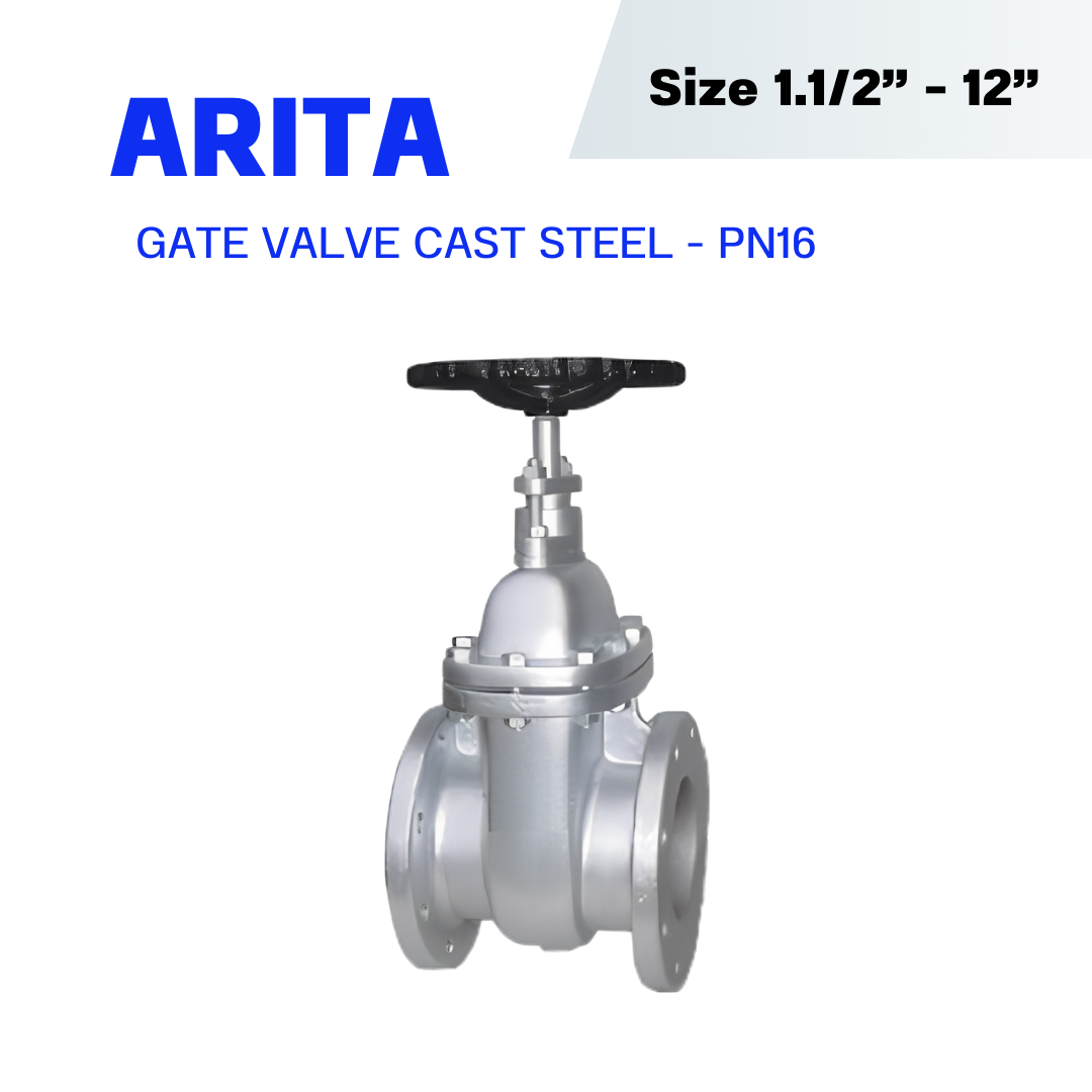 ARITA GATE VALVE CAST STEEL (CGA-NRS-F3) - เกทวาล์ว
