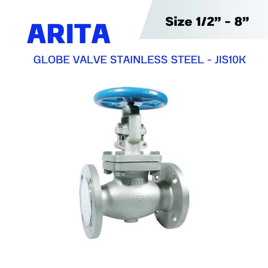 ARITA SGL Globe Valve Stainless Steel - JIS10K