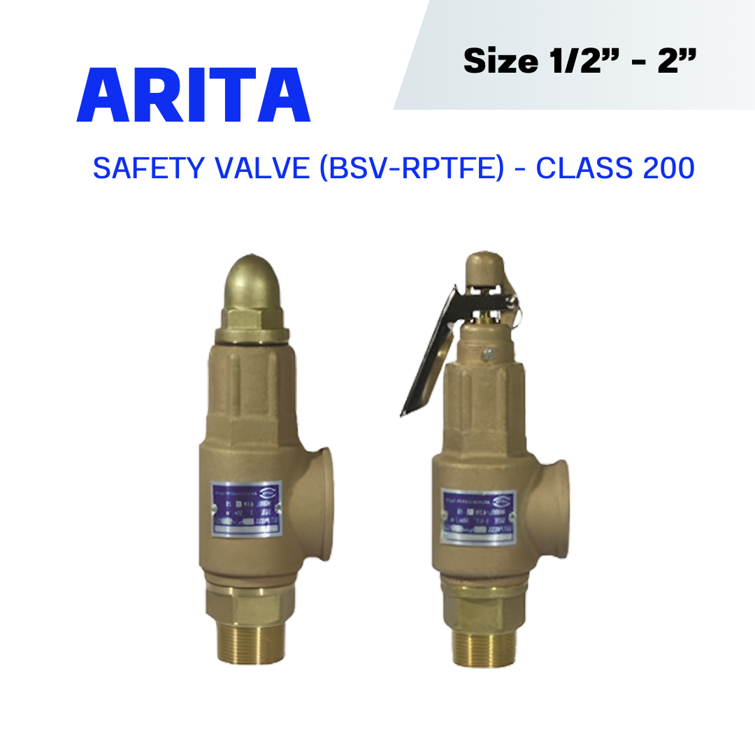 ARITA Safety valve (BSV-RPTFE) - เซฟตี้ วาล์ว