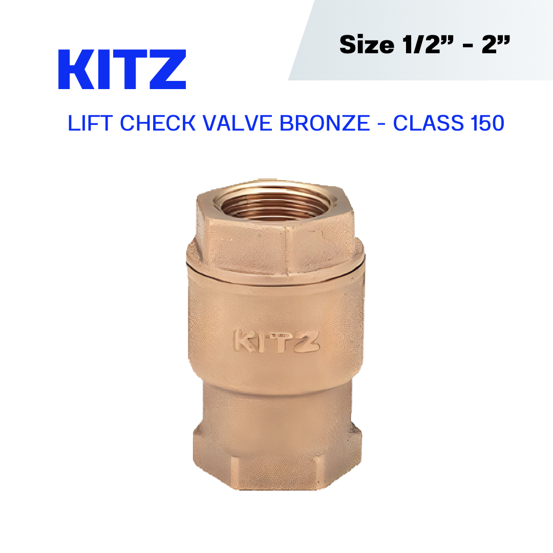 KITZ Lift Check Valve Cast Bronze (RF/AKAF) - ลิฟท์เช็ควาล์ว