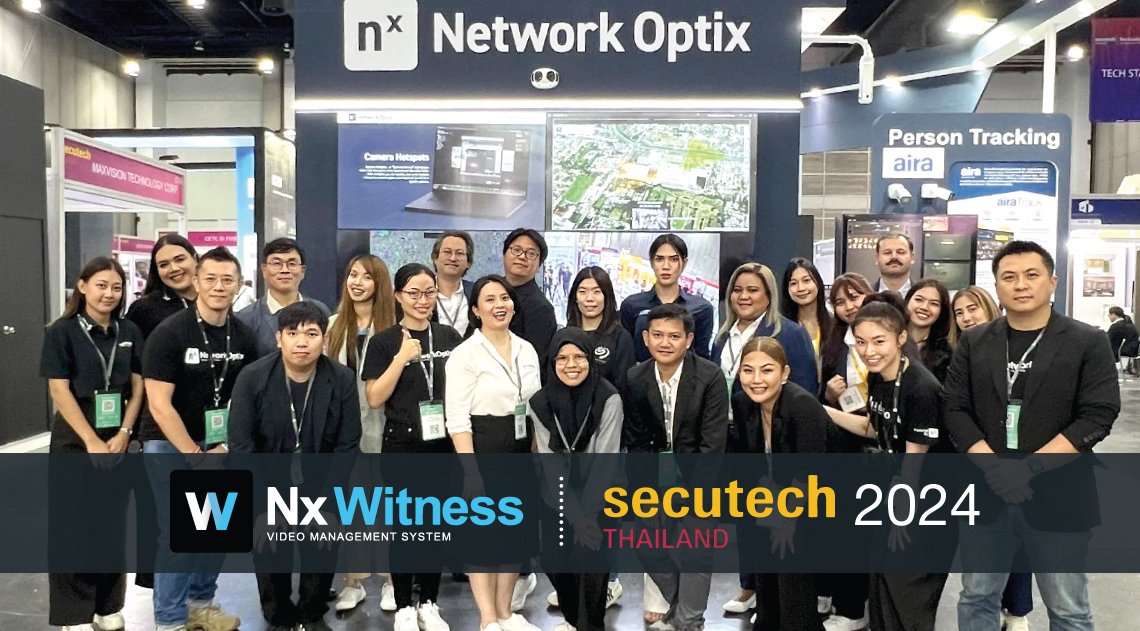 Network Optix at Secutech Thailand 2024