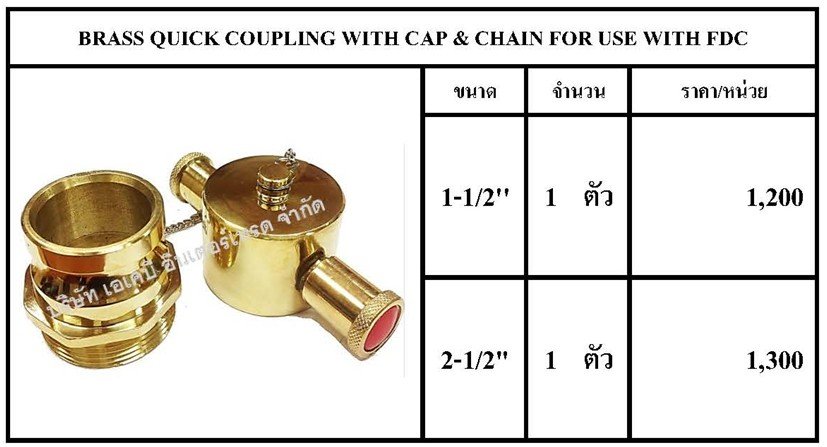BRASS QUICK COUPLING DOU TWIS มีสินค้า