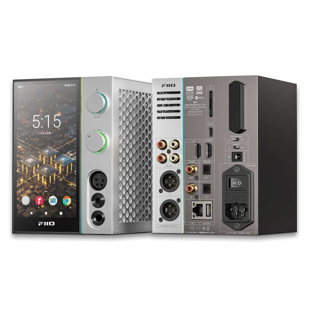 FiiO R9 เครื่องเล่นเพลงสตรีมมิ่งตั้งโต๊ะ DAP+DAC+AMP ครบจบในตัว รองรับ ...