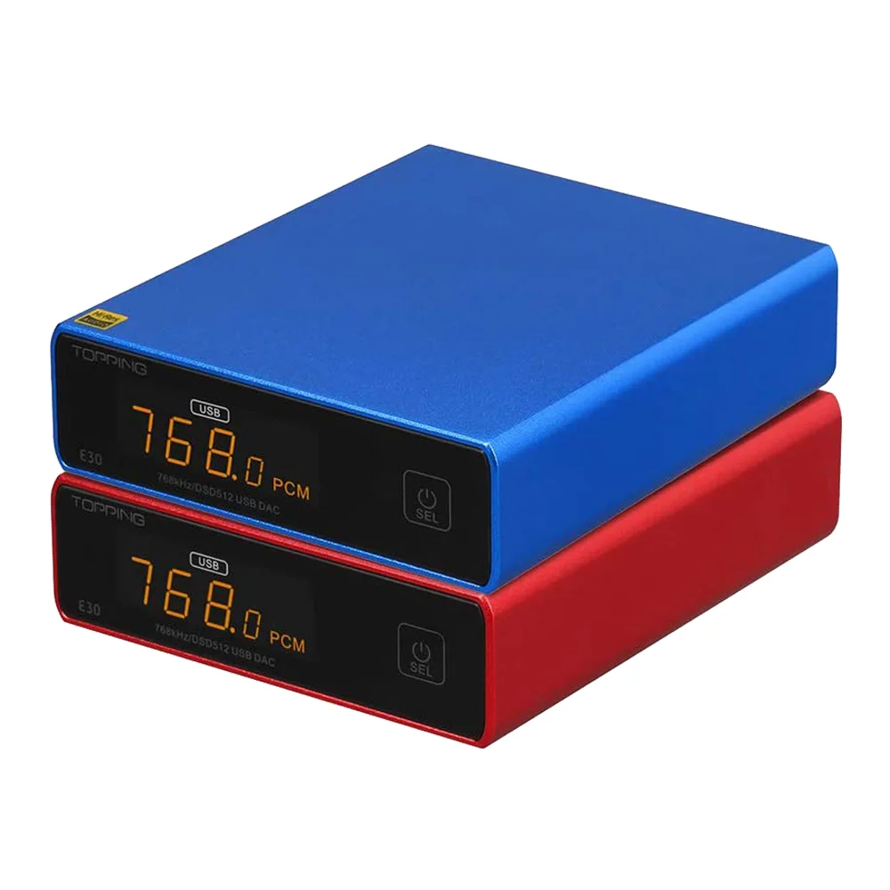 Topping E30 DAC รองรับ PCM 32bit/768k DSD512