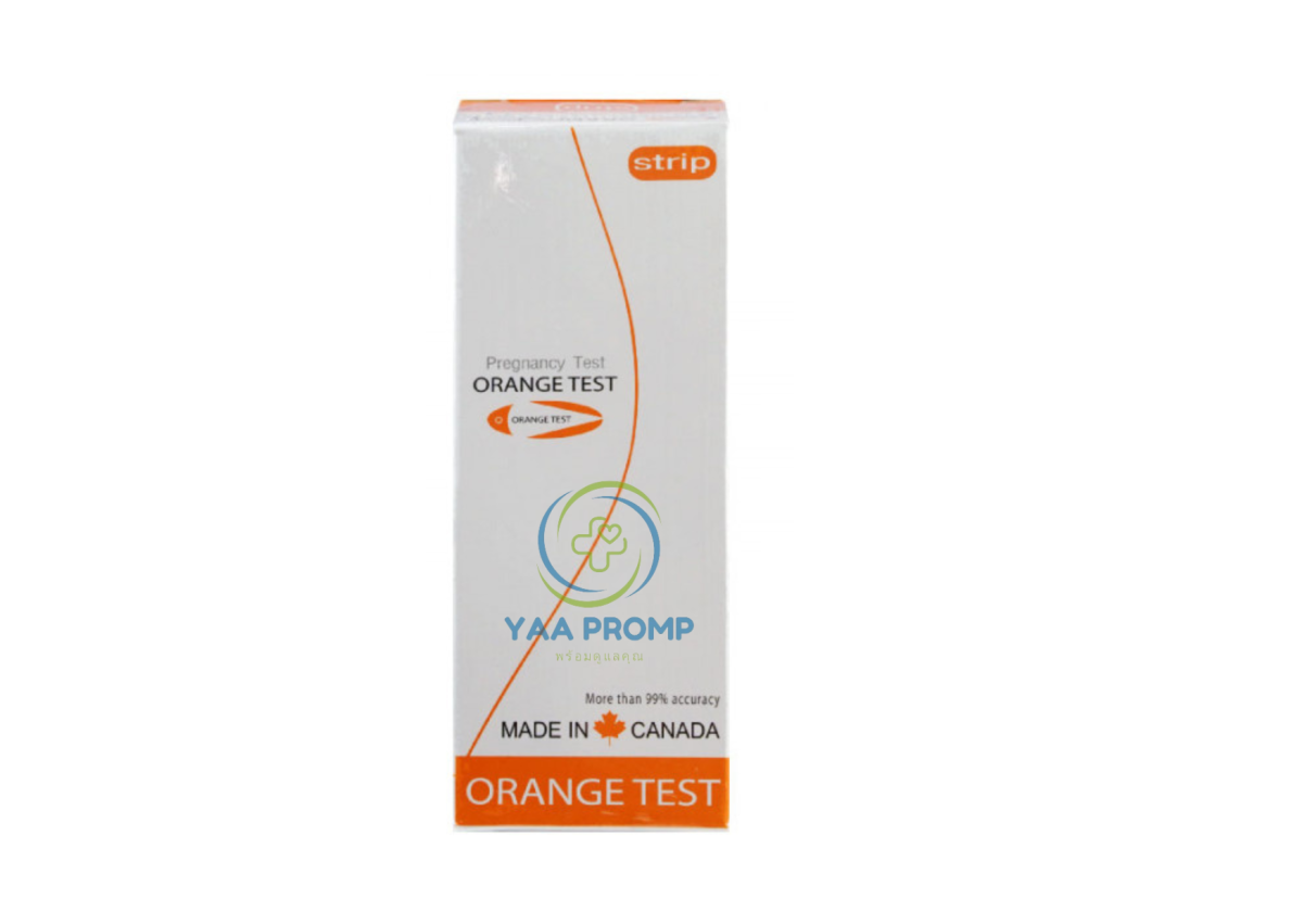 ORANGE TEST ชุดตรวจสอบการตั้งครรภ์ แบบจุ่ม