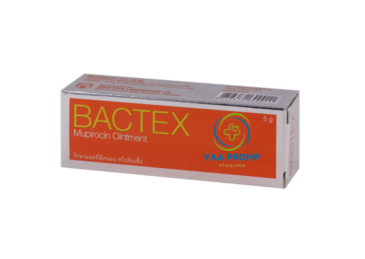 BACTEX OINTMENT แบคเท็กซ์ ออยท์เมนท์ ขี้ผึ้งทาแผลฆ่าเชื้อ