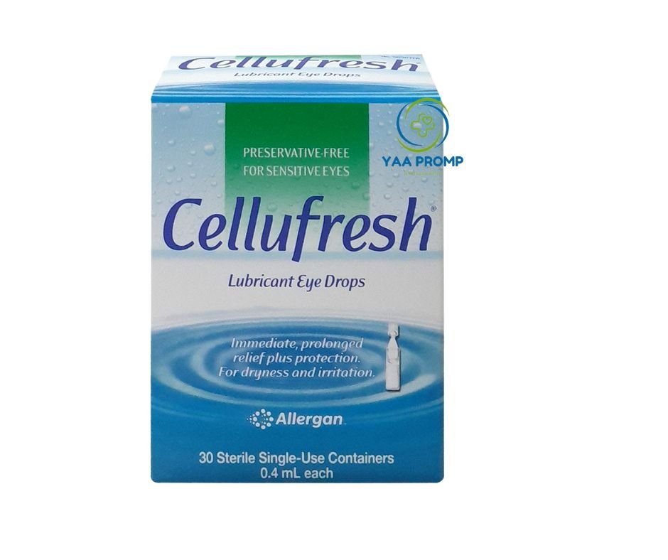 CELLUFRESH เซลลูเฟรช ยาหยอดตา น้ำตาเทียม แบบรายวัน