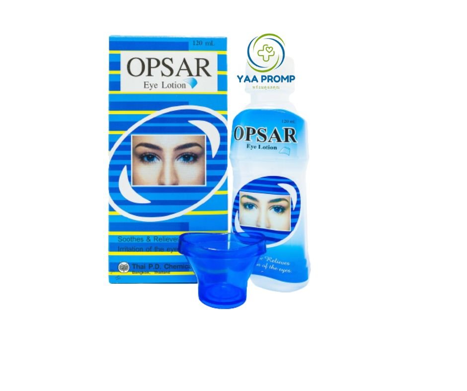 OPSAR ออฟซ่าร์ ยาล้างตา ใช้สำหรับล้างตา ลดระคายเคือง