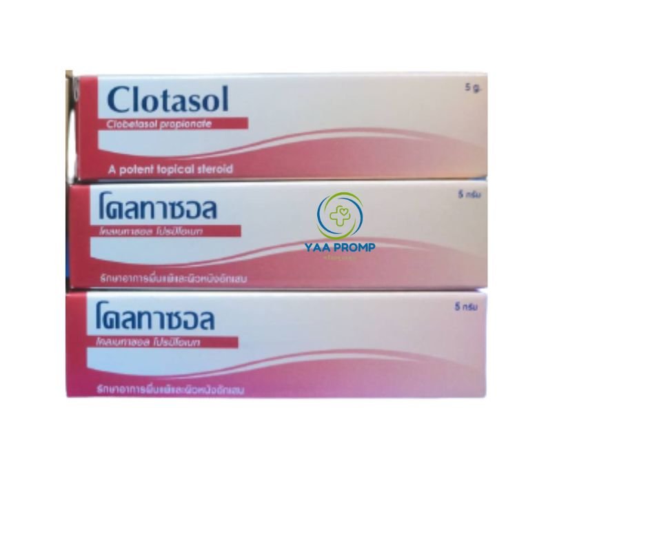 CLOTASOL CREAM โคลทาซอล ครีม ยาทาผื่นแพ้ คัน