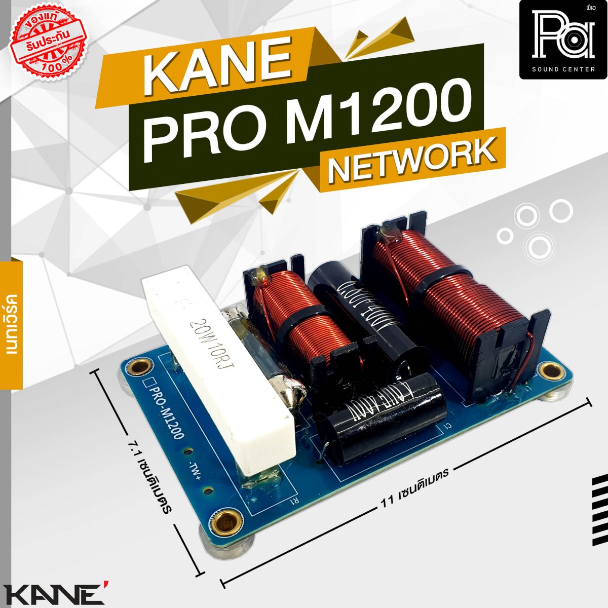 KANE PRO M1200 NETWORK 2 WAY เนทเวิร์ค ระดับโปร