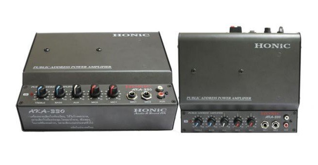 HONIC AKA-330 แอมป์ห้องเรียน 50W ใช้ในสื่อการเรียนการสอน 2 MIC/1 AUX
