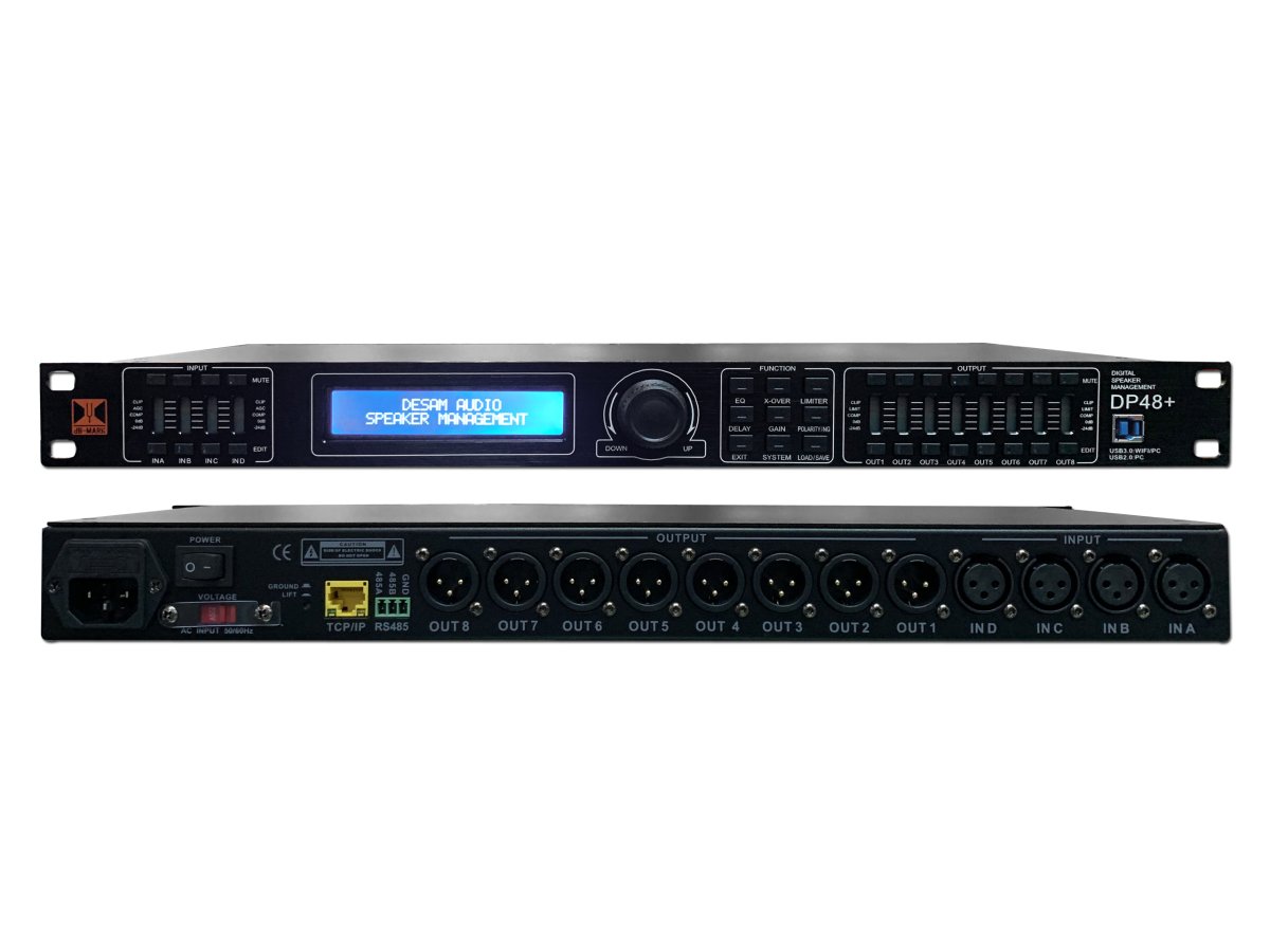 DB MARK DP48+ ครอสโอเวอร์ดิจิตอล 4 Input / 8 Output Digital Speaker Processor
