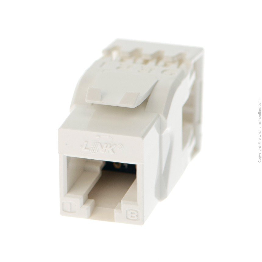 LINK CAT 6 US-1006SL RJ45 Modular JACK , SLIM , Enhance Cat6 (ตัวเมีย ...