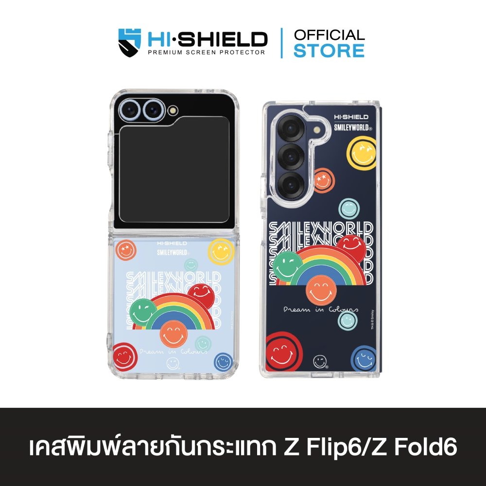 [ZFLIP6 / ZFOLD6] HI-SHIELD Stylish เคสใสกันกระแทก Samsung ZFLIP6 ...