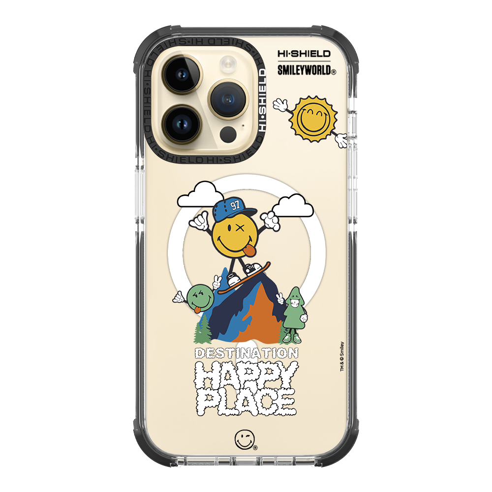 HI-SHIELD Stylish Magsafe Shockproof Case รุ่น Happy Smile4 [iPhone 14 ...