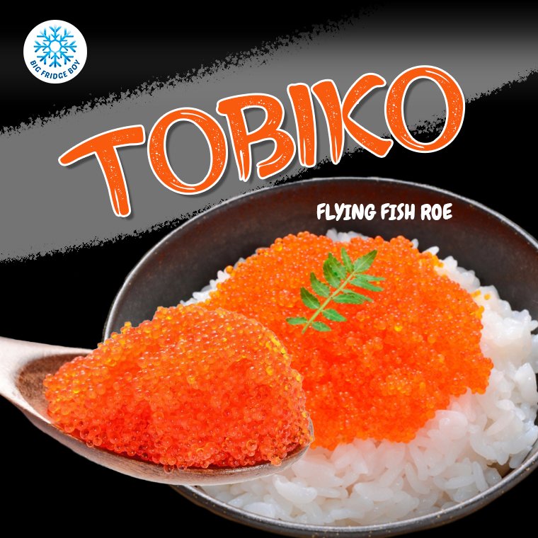 โทบิโกะ (Tobiko) ไข่ปู ไข่ปลาบิน ท๊อปปิ้งซูชิยอดนิยม
