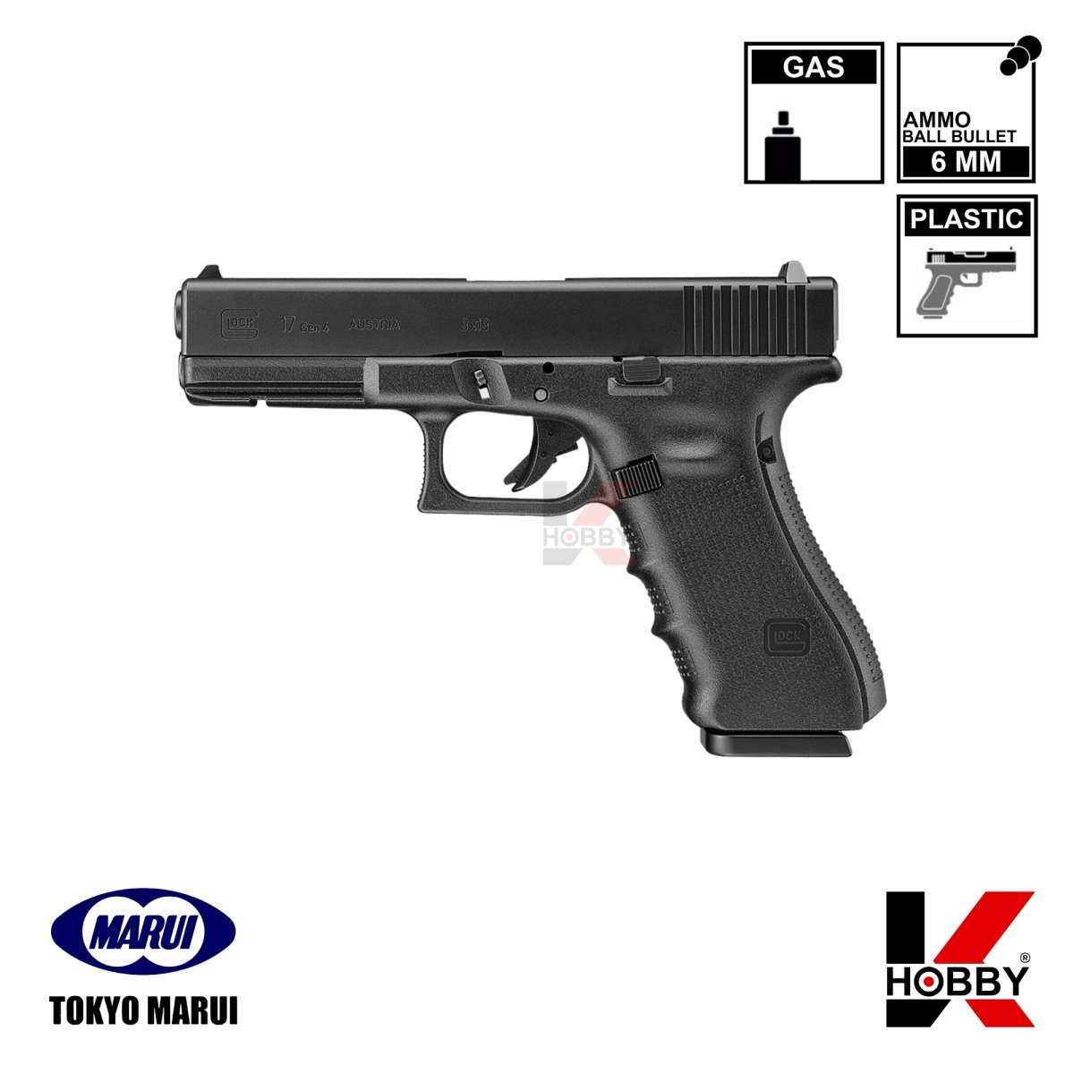 TOKYO MARUI - G17 Gen4 (GBB) ปืนสั้นอัดแก๊ส โบลว์แบล็ค