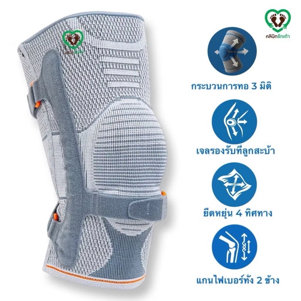 นุ่มเข่าแบบพรีเมียม By คลินิกรักเท้า