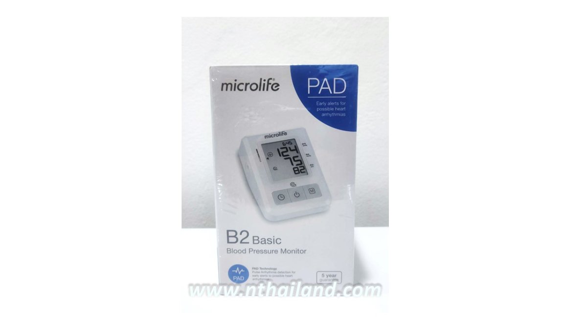 เครื่องวัดความดัน MICROLIFE รุ่น B2 Basic รับประกันสินค้า 5 ปี - nthailand