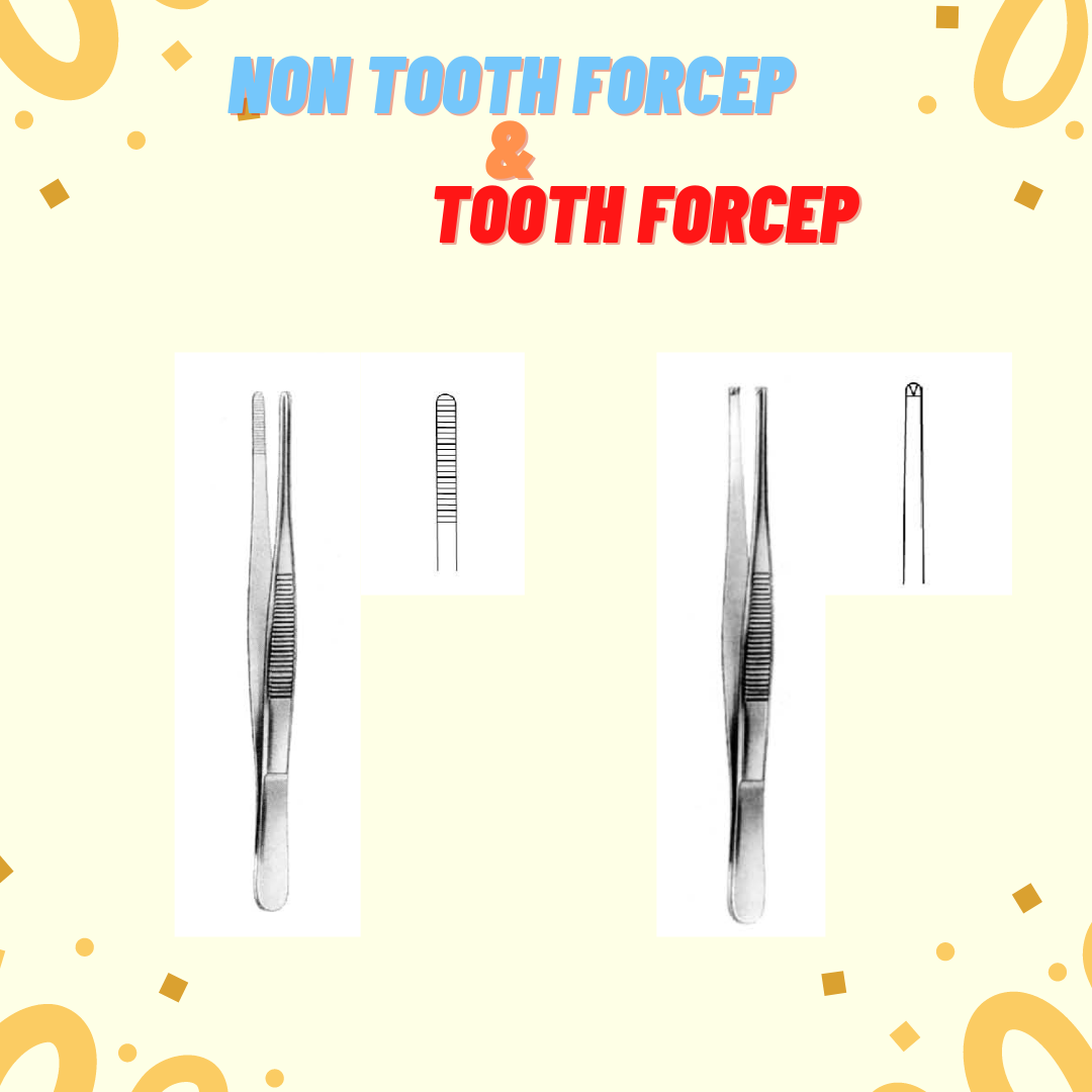 NON TOOTH FORCEP & TOOTH FORCEP