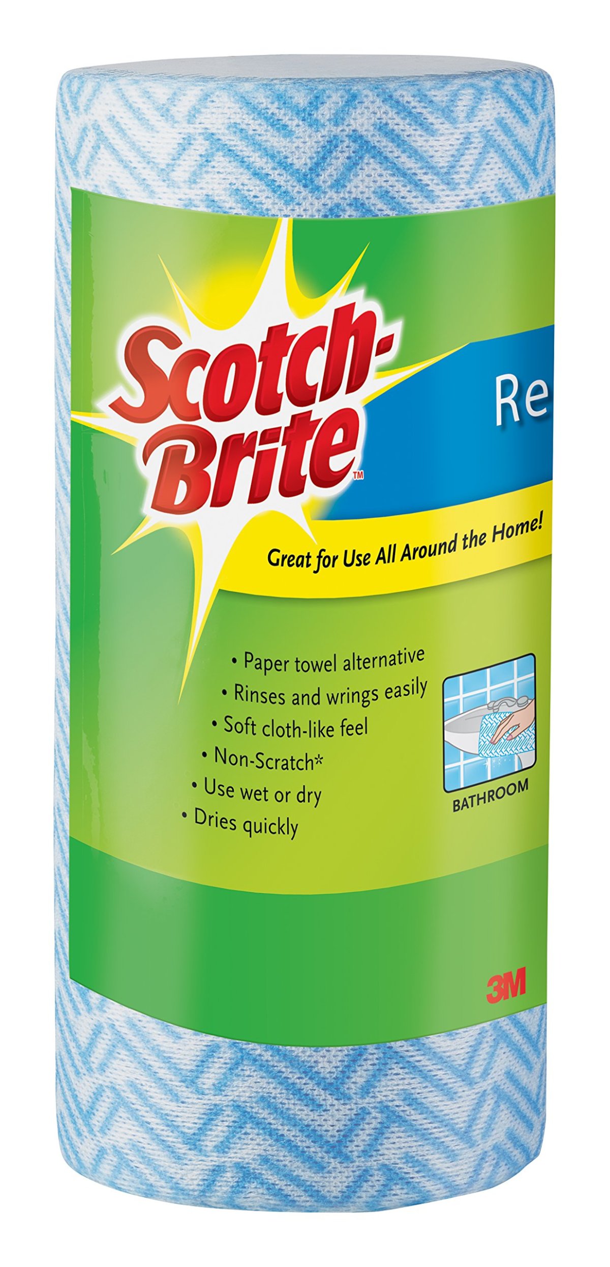 Scotch-Brite Multi-Purpose Cloth ผ้าเซ็ดทำความสะอาดอเนกประสงค์ 3ชิ้น/แพ ...
