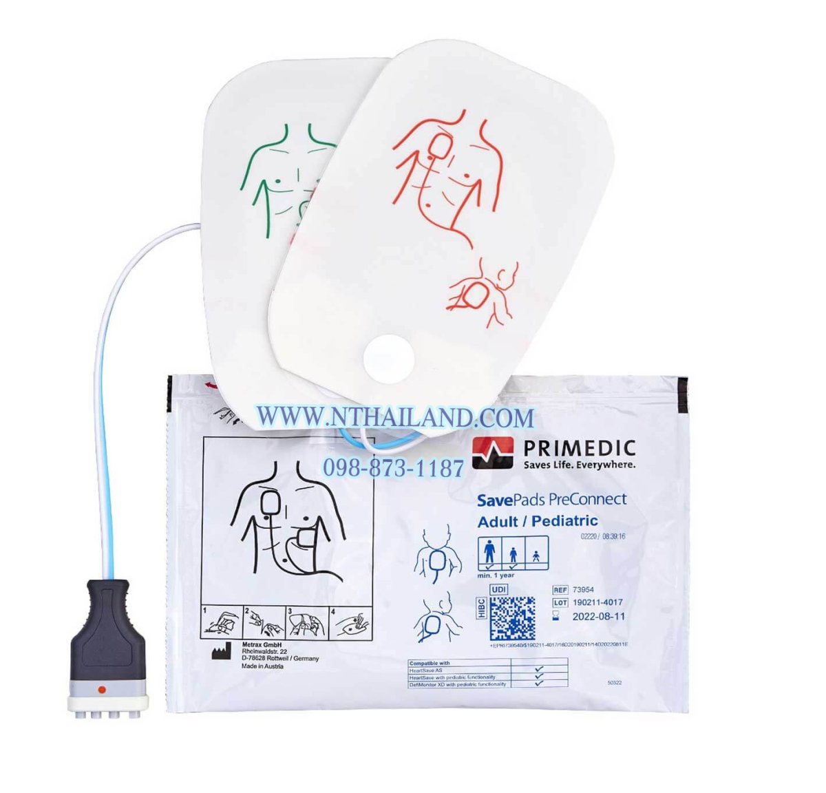 SavePads PreConnect Electrode Set ยี่ห้อ PRIMEDIC