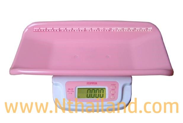 เครื่องชั่งน้ำหนักเด็กพร้อมที่วัดส่วนสูง ยี่ห้อ ZEPPER รุ่น EB-20 - nthailand