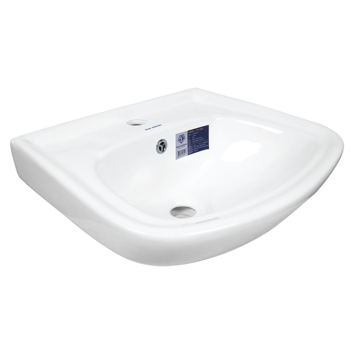 Blue diamond, Wall hung basin,square washbasin, model FH4844 ...